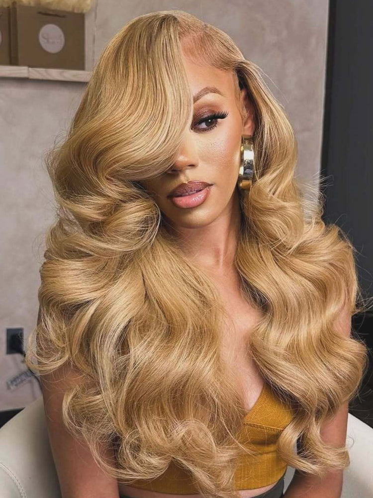 Body Wave #27 Honey Blonde Lace Front Wigs – Yolissa Hair